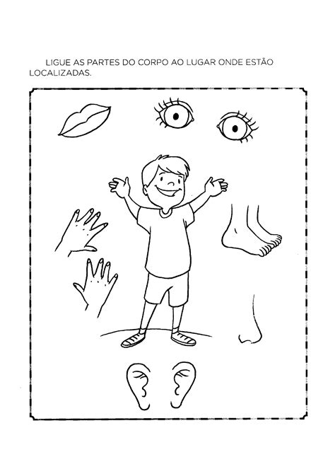 Atividades sobre o Corpo Humano para Educação Infantil Só Atividades