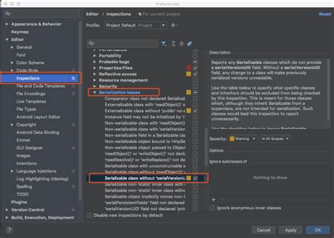intellij idea给serializable类加上自动的serialversionuid csdn博客