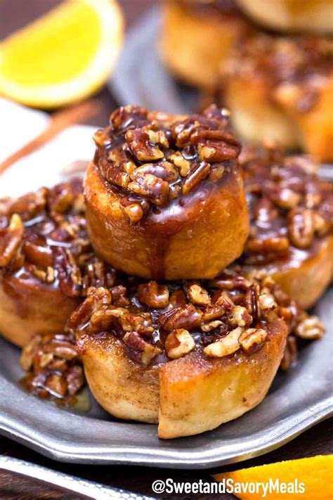 Maple Sticky Buns Recipe Video Sweet And Savory Meals