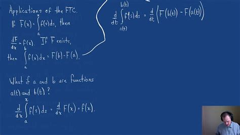 1 2 application of the fundamental theorem of calculus youtube