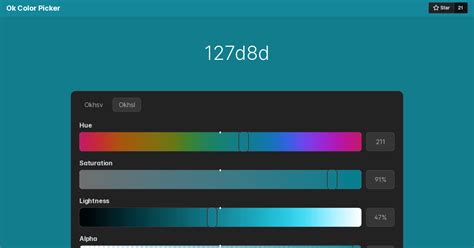 Ok Color Picker Codesandbox
