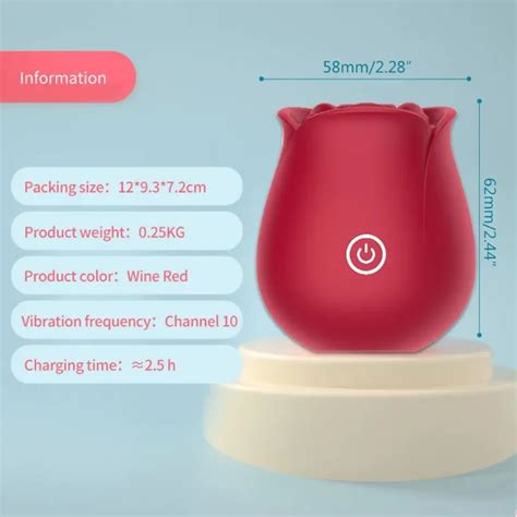 2021 Mini Suction Vibrator Rose Flower Clitoral Sucking Vibrator Sex Toy Women Nipple Vibrating