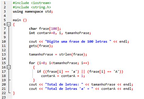 aprender programar em c c trabalhando com string e funções de string