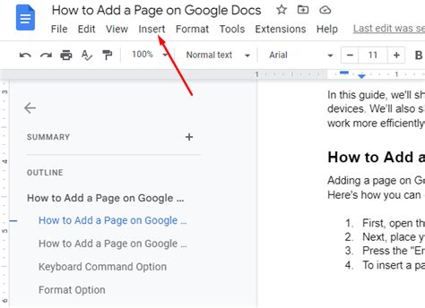 How To Add A Page On Google Docs 2024 Guide SSP