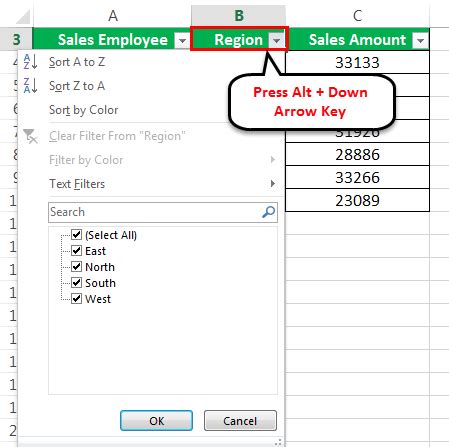 Filter Shortcut In Excel Top 7 Keyboard Shortcuts For Filters In Excel