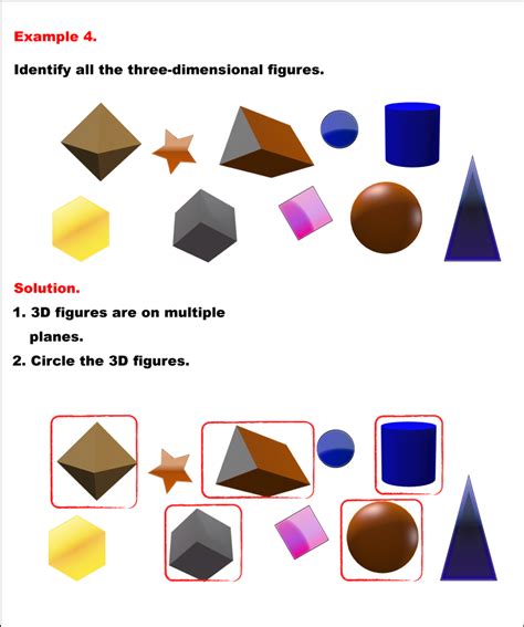 math example geometric shapes identifying 2d 3d shapes example 4 media4math