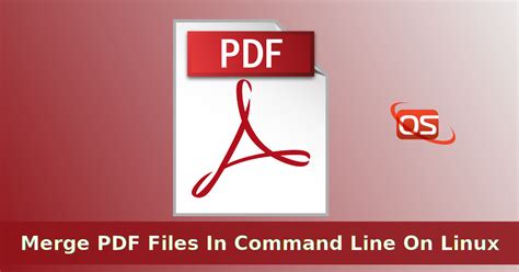 how to merge pdf files in command line on linux ostechnix