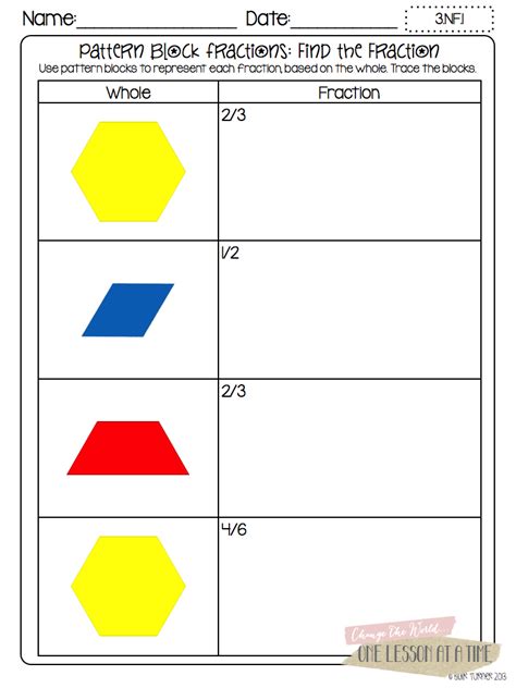 fraction printables fraction circles cuisenaire rods and pattern blocks free in the post