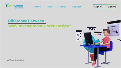what is the difference between web development and web design
