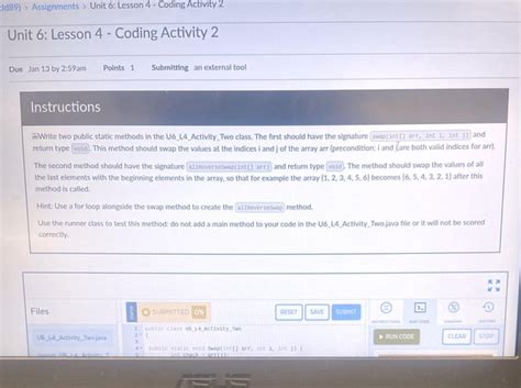 unit 6 lesson 4 coding activity 2 r edhesivehelp