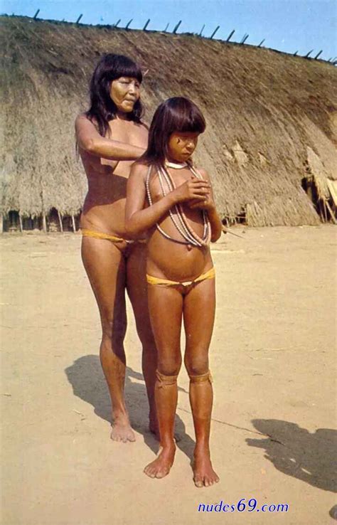 Nude Xingu Tribal Girls Genitals