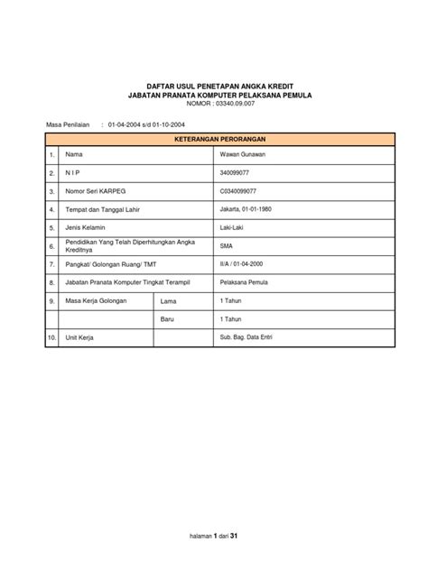 dupak pranata komputer ahli pdf