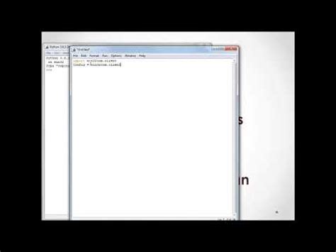 Python Key Press Demo Youtube