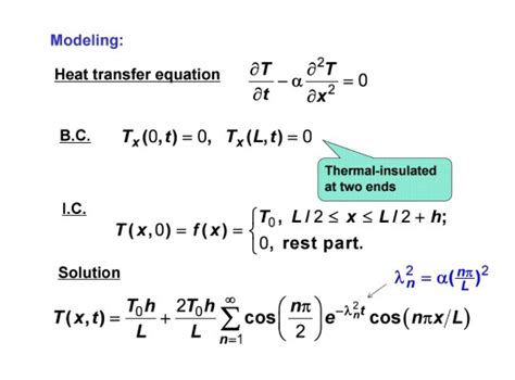solved 1 4 transient heat conduction at 1 4 1 one