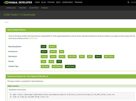 nvidia installation of cuda 11 02 driver component on ubuntu 20 04 using downloaded run file