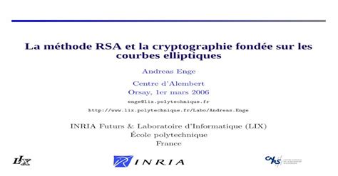 pdf la méthode rsa et la cryptographie fondée sur les … algorithmes · fréquence des mots