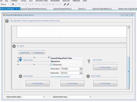 C Add An Expander Collapse Expand To A Panel WinForm Stack Overflow