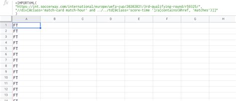 IMPORTXML Xpath With Contains Google Sheets Stack Overflow