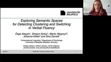 underline exploring semantic spaces for detecting clustering and switching in verbal fluency