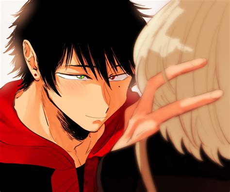 Yamada Ichiro And Aohitsugi Nemu Hypnosis Mic Drawn By Shakata