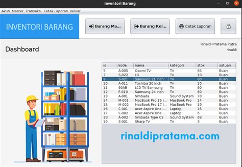 aplikasi inventori barang dengan java dan ide apache netbeans rinaldi pratama blog