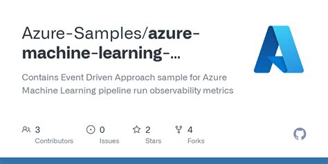 GitHub Azure Samples Azure Machine Learning Pipeline Observability