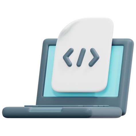 Premium PSD Programming 3d Render Icon Illustration