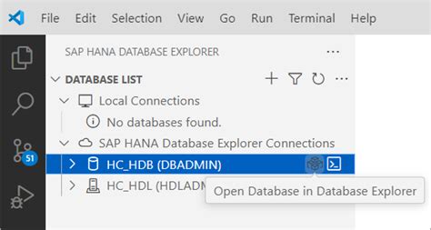 Use The SAP HANA Database Explorer Extension SAP Tutorials