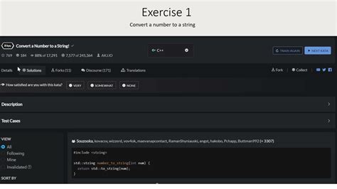 Ex1 Convert A Number To A String Cc Codewars 8kyu Youtube