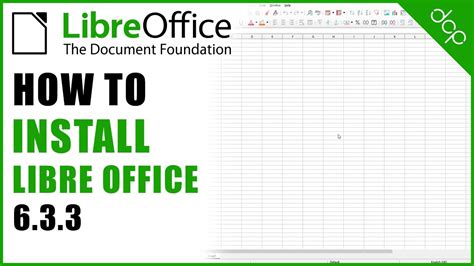 How To Install LibreOffice 6 3 3 Free Software YouTube
