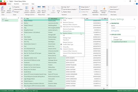 Power Query Replace All Values In Column Printable Timeline Templates