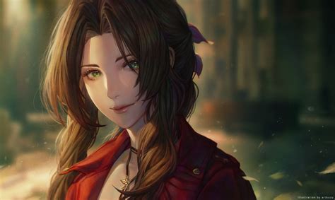 Download Aerith Gainsborough Video Game Final Fantasy Vii Remake 4k Ultra Hd Wallpaper By Art Kuzu