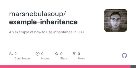 GitHub Marsnebulasoup Example Inheritance An Example Of How To Use