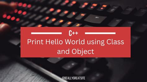 print hello world using class and object in c programming c programming youtube