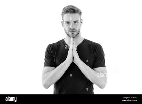 Appreciate Everything Man Bristle Concentrated Face White Background