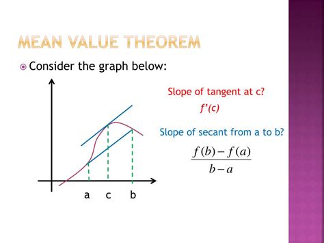 ppt 4 2 mean value theorem powerpoint presentation free download id 2494416