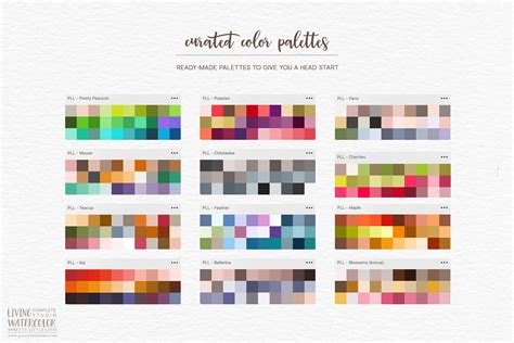 A Collection Of Pretty Procreate Colour Palettes Design Cuts