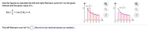 solved use the figures to calculate the left and right