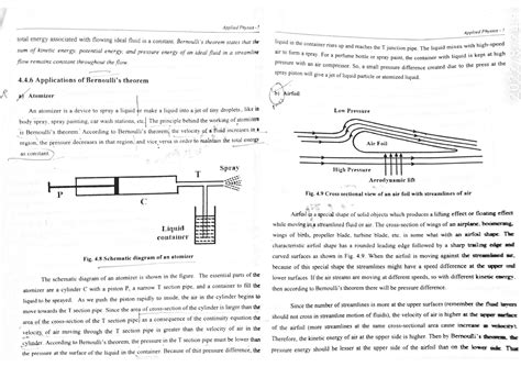 Application Of Bernoulli S Theorem Physics Studocu