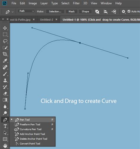 How To Use Pen Tool In Photoshop PSD Stack