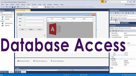 how to connect database vb bet visual basic youtube