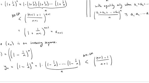 proof of the monotone convergence theorem and the convergence of the euler sequence youtube