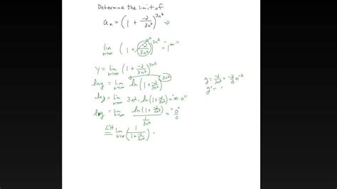 limit of a sequence example 2 youtube
