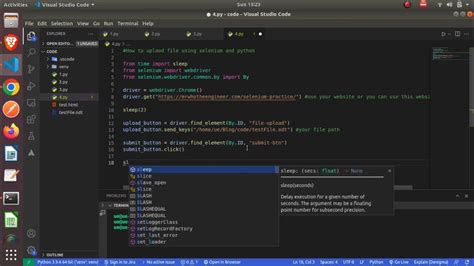 how to upload file using selenium and python youtube