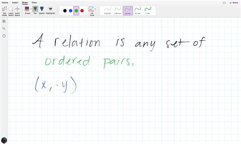 solved a relation is any set of pairs