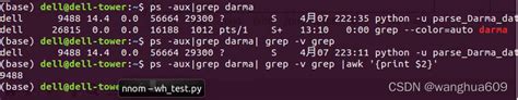 nohup使用笔记，后台运行，进程查看与终止 一行命令关闭后台的python进程 csdn博客