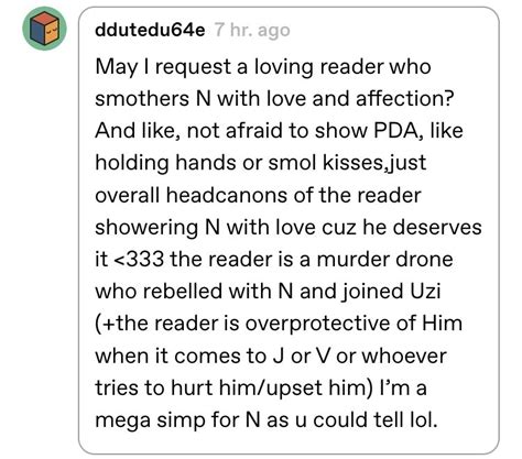 Murder Drones X Reader On Tumblr