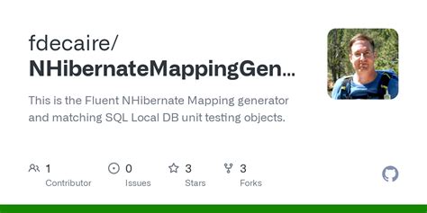 GitHub Fdecaire NHibernateMappingGenerator This Is The Fluent
