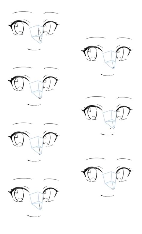 How To Draw Anime Nose Step By Step For Beginners