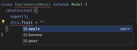 Autocomplete Intellisense Is Not Working When Defining A Variable From